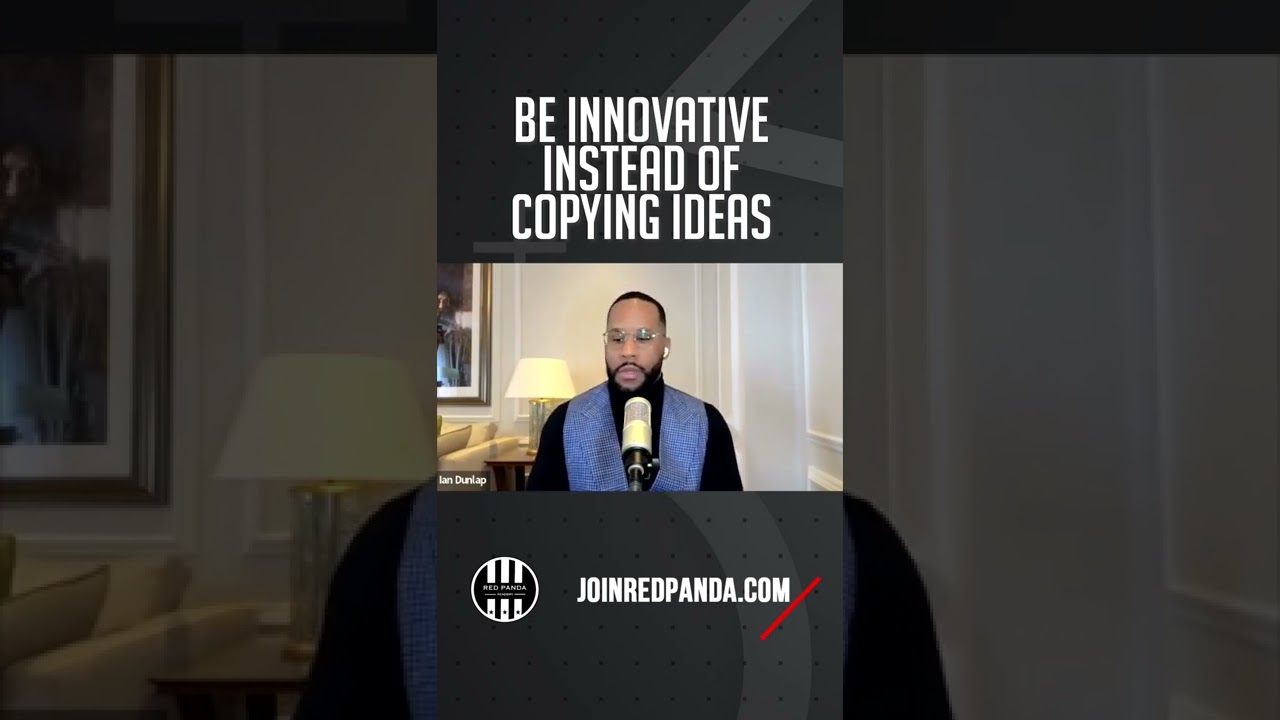 BE INNOVATIVE INSTEAD OF COPYING IDEAS - Market Mondays w/ Ian Dunlap ...